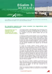 EGalim 3 : que dit la loi ? - Chambre d'agriculture Pays de la Loire